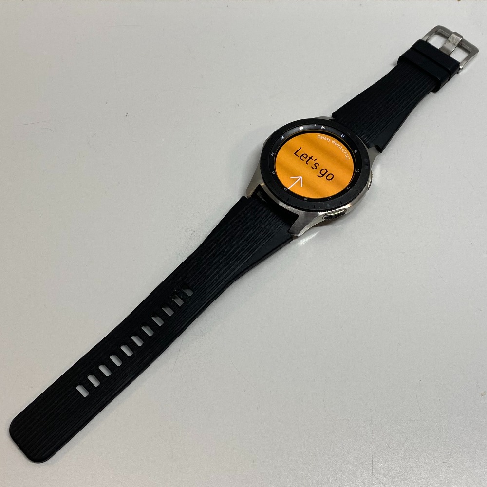 Pre-owned Samsung Galaxy Watch SM-R800 46MM Bluetooth in Silver - Own4Less